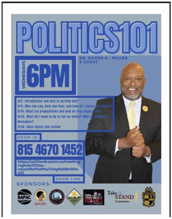 Politics 101 Series Virtual Event Begins Sep 2 6PM – Clovis Democratic Club